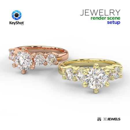 KeyShot Scene Setups For Jewelry 3D Renderings | 3DJewels