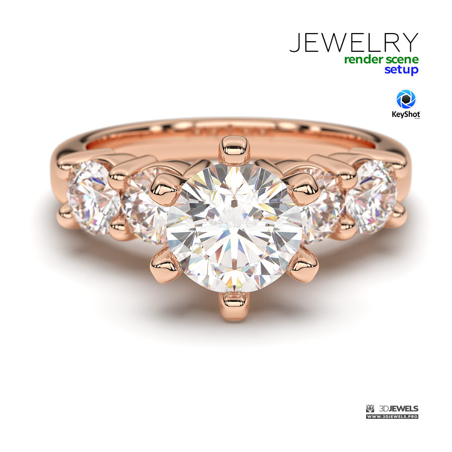 KeyShot Scene Setups For Jewelry 3D Renderings | 3DJewels
