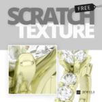 Free Scratch Texture for Photorealistic Jewelry 3D Rendering