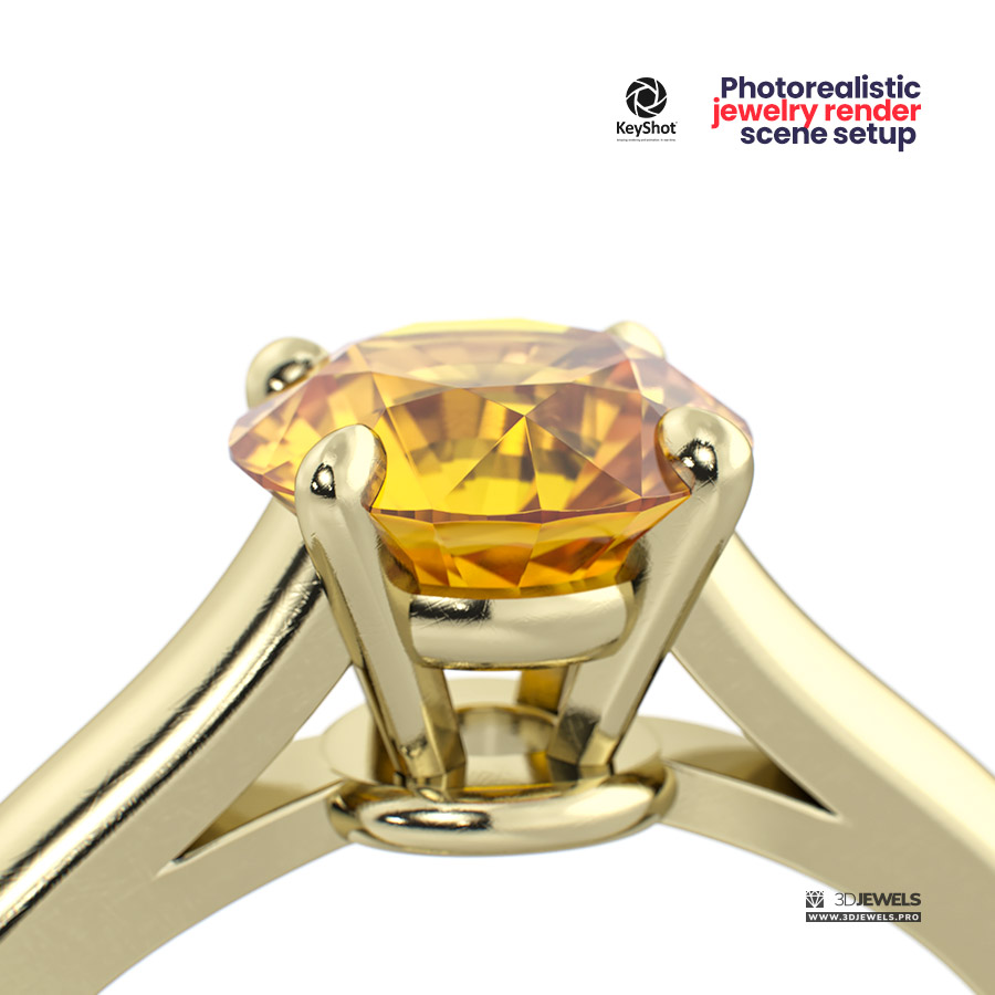 Photorealistic KeyShot Jewelry 3D Render Scene Setup Pack1 | 3DJewels