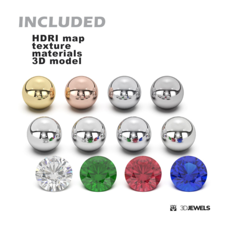 Photorealistic Scene Setups for KeyShot Jewelry Renderings Pack5