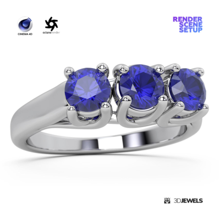 Scene Setup for Realistic Jewelry Rendering in Cinema 4D Octane Render