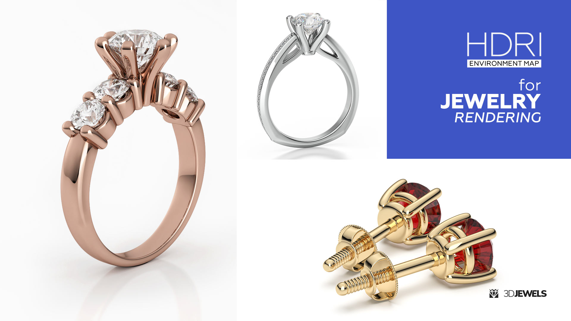 Realistic HDRI Environment Map For Jewelry 3D Rendering | 3DJewels