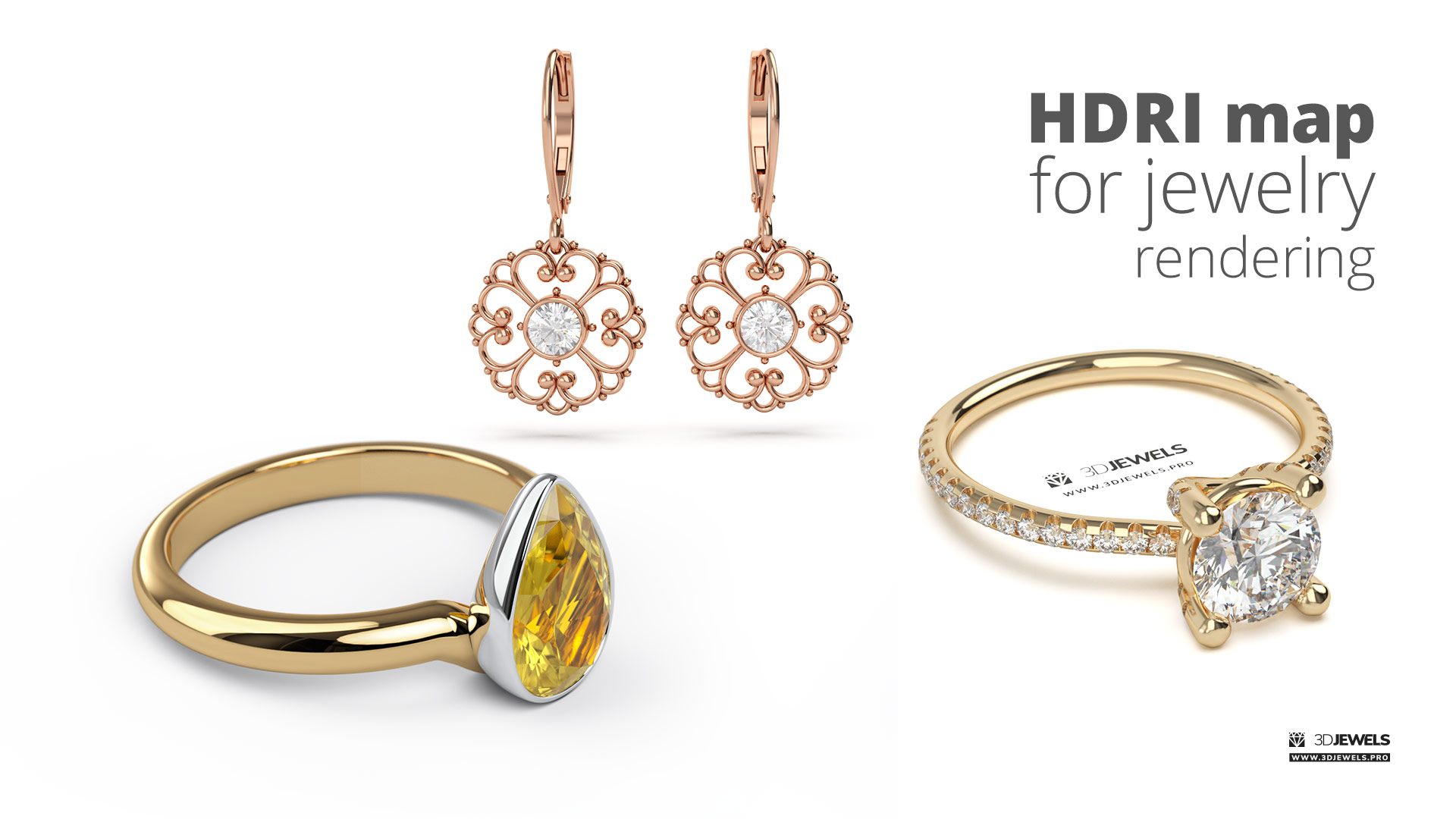 Studio Softbox HDRI Map For Jewelry Rendering Vol5 | 3DJewels