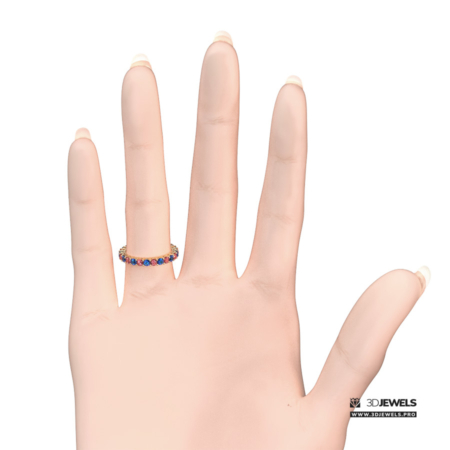 Female Hand 3D Model For Jewelry Rendering With KeyShot Scene Setup