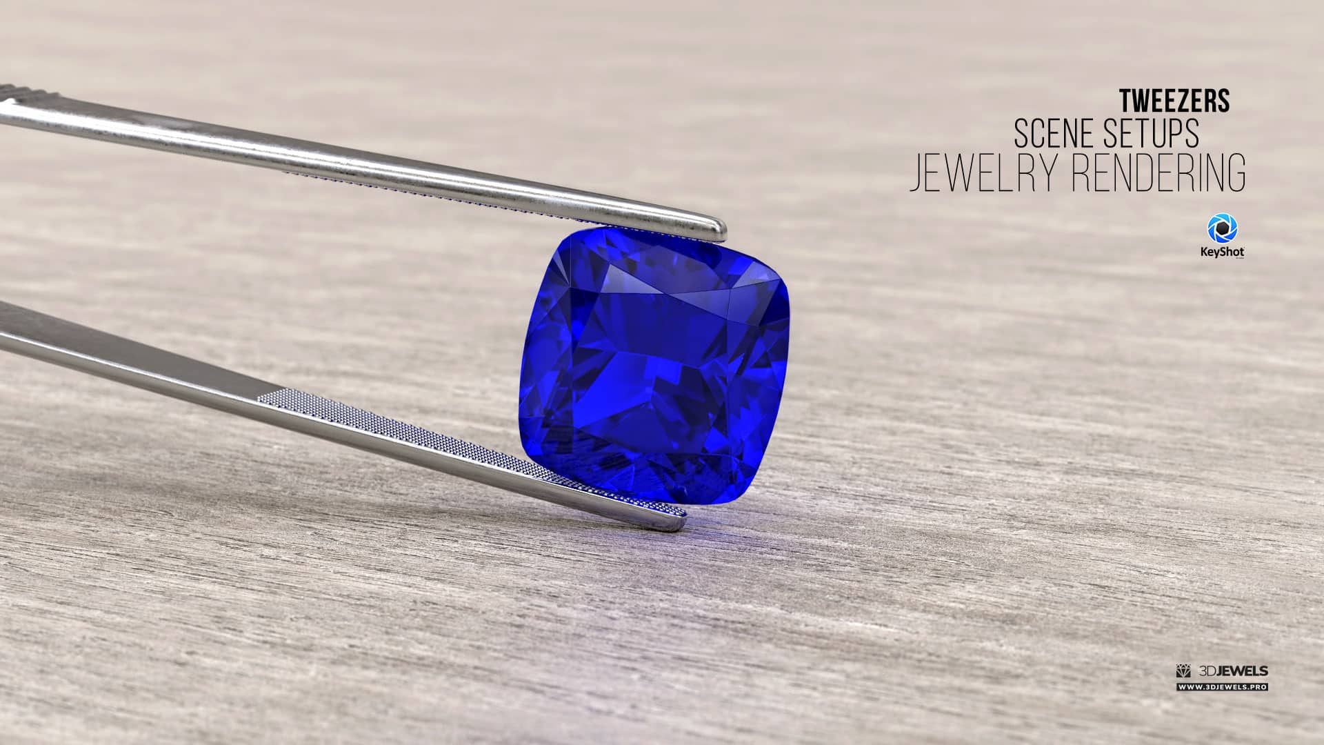 Diamond Tweezers Scene Setups For KeyShot Jewelry Rendering