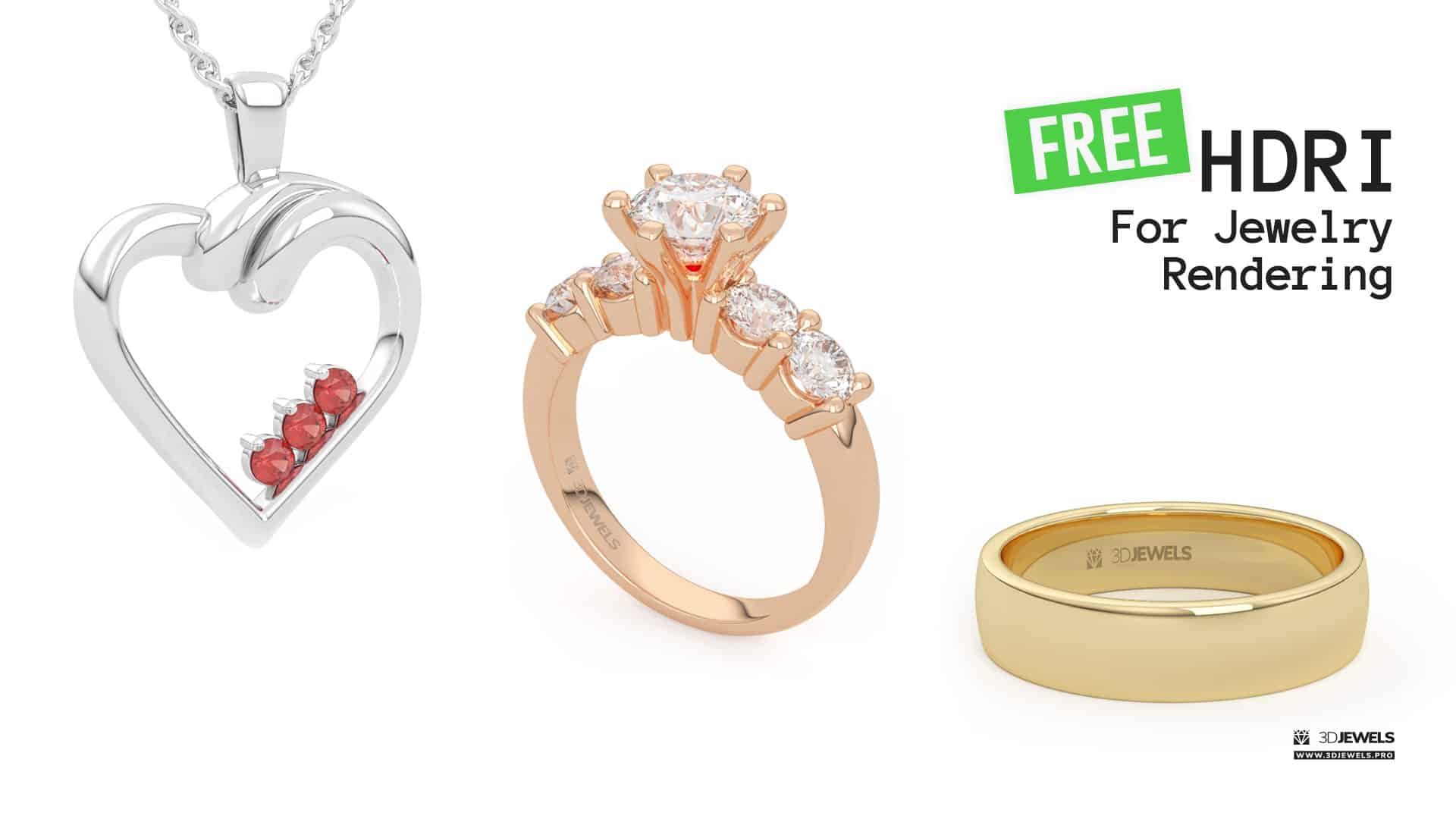 Free Studio HDRI Map For Jewelry 3D Rendering Vol.3 | 3DJewels