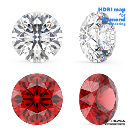Jewelry HDRI Environment Map For Diamond 3D Rendering Vol.2