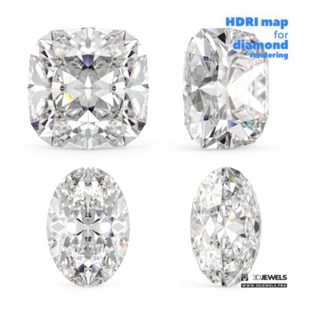 Jewelry HDRI Environment Map For Diamond 3D Rendering Vol.2