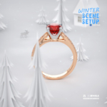 Winter Scene Setup for Jewelry Rendering with KeyShot | 3DJewels