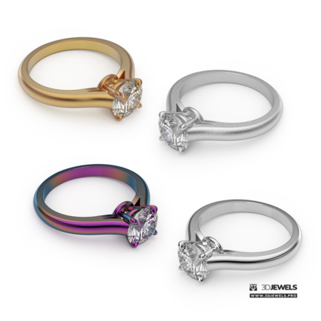 Precious Metal Material Pack for KeyShot Rendering | 3DJewels