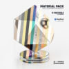 Precious Metal Material Pack for KeyShot Rendering | 3DJewels