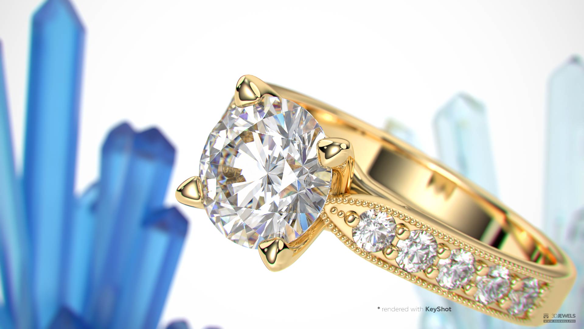 Jewelry Ring 3D Models | 3DJewels - High-Quality Digital Jewelry Design ...