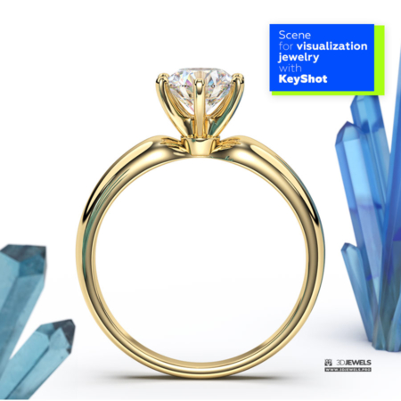Crystal Scene Setups for Jewelry Rendering with KeyShot | 3DJewels