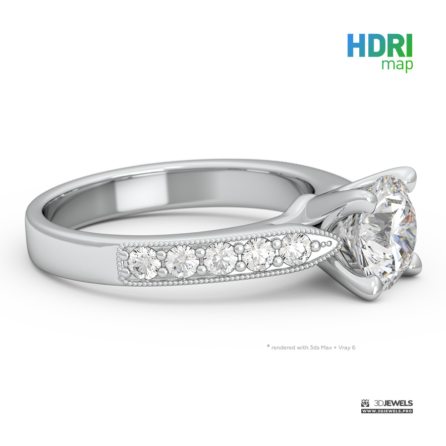 Soft HDRI Map Studio for Jewelry 3D Rendering | 3DJewels