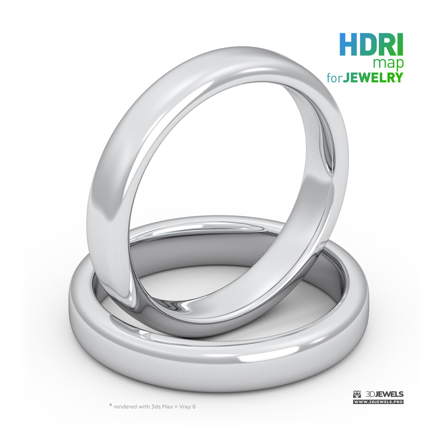 Soft HDRI Map Studio for Jewelry 3D Rendering | 3DJewels