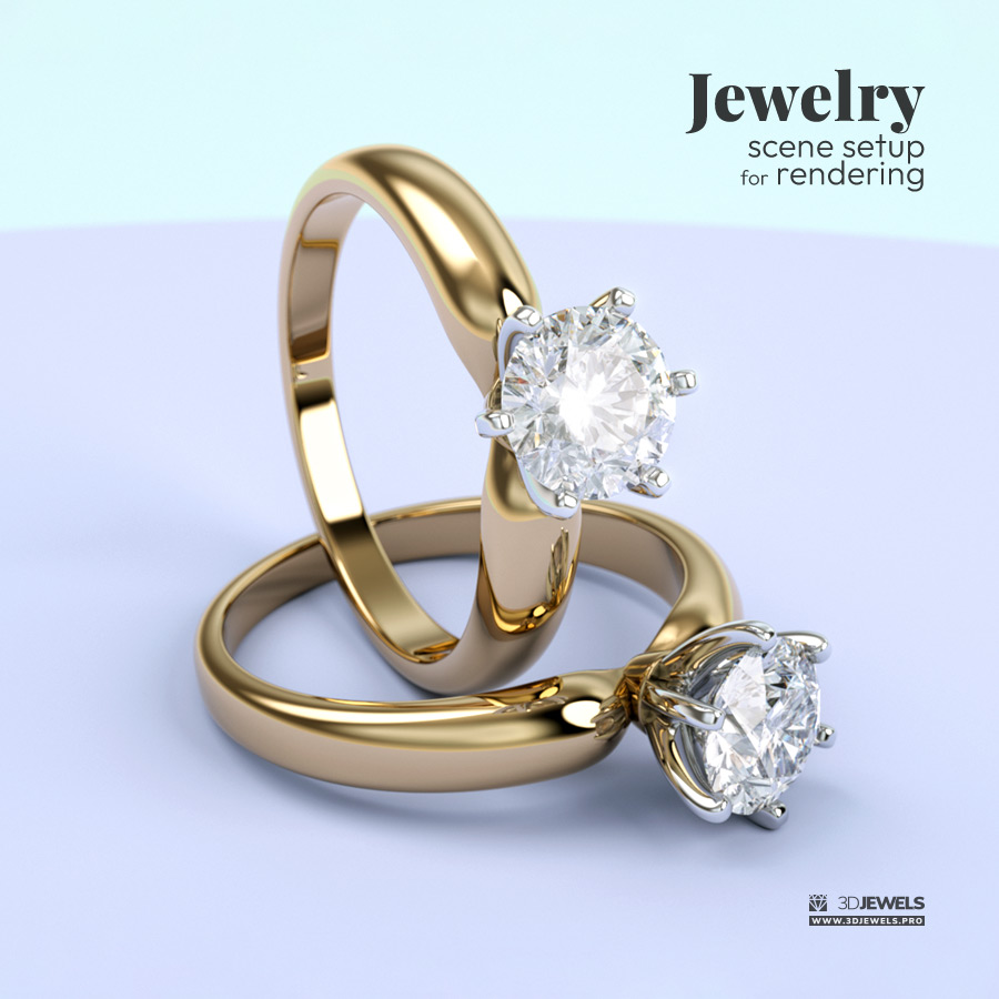 Cinema 4D with Octane Render Scene Setup for Jewelry Rendering