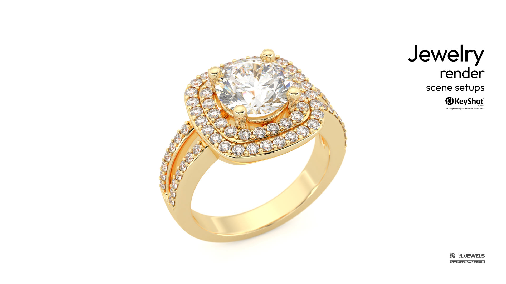 Bright KeyShot Scene Setups for Jewelry Visualization | 3DJewels