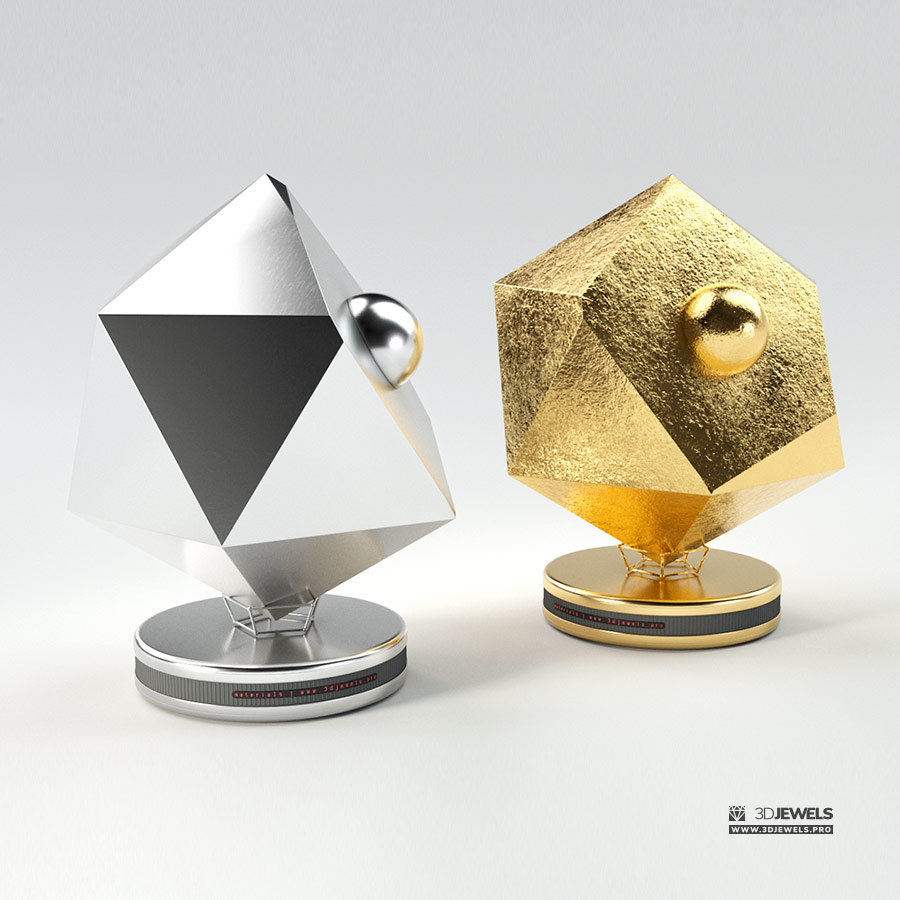 15 Jewelry Metal Materials for Cinema 4D and Octane Render | 3DJewels