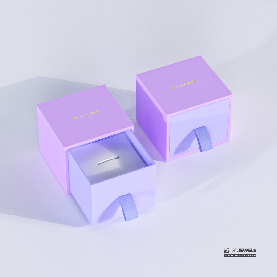 Jewelry Box 3D Models | 3DJewels - High-Quality Digital Jewelry Design ...