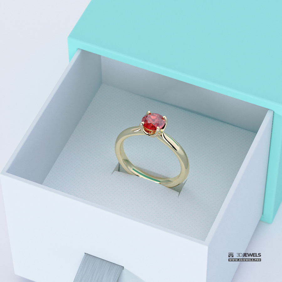 Jewelry Box 3D Models | 3DJewels - High-Quality Digital Jewelry Design ...