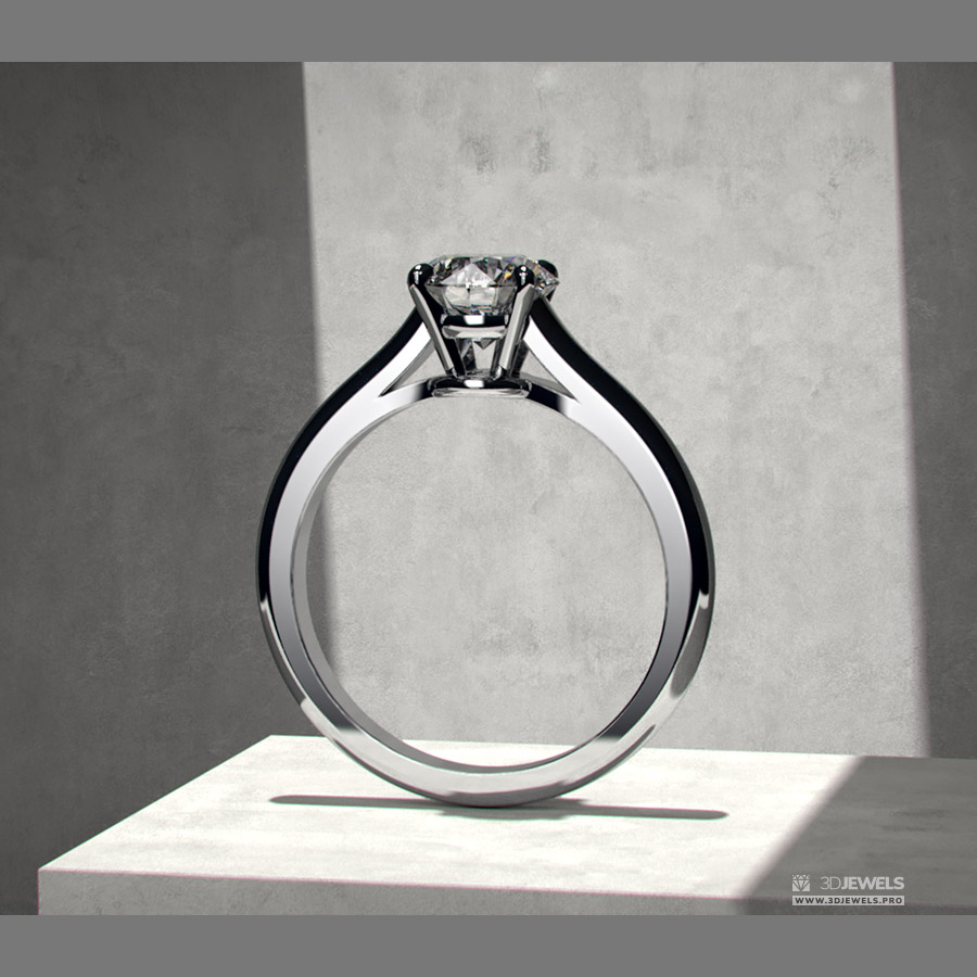 Studio Setup with Spotlight for Jewelry Rendering in KeyShot