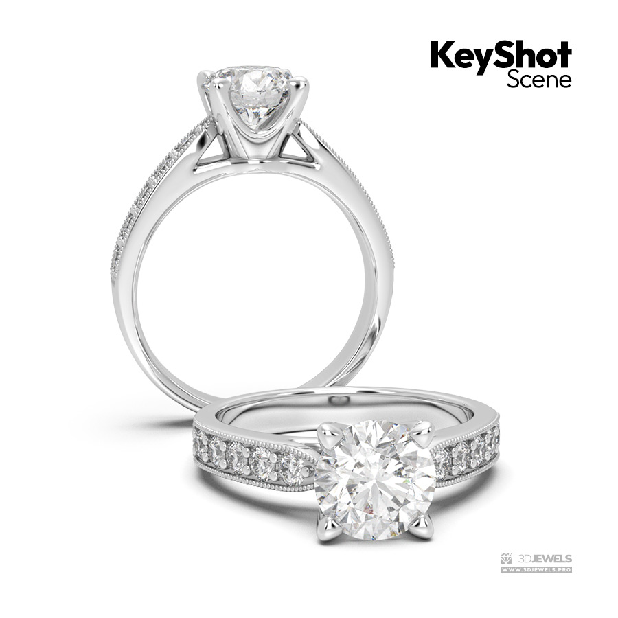 Soft Scene for Jewelry Visualization in KeyShot | 3DJewels