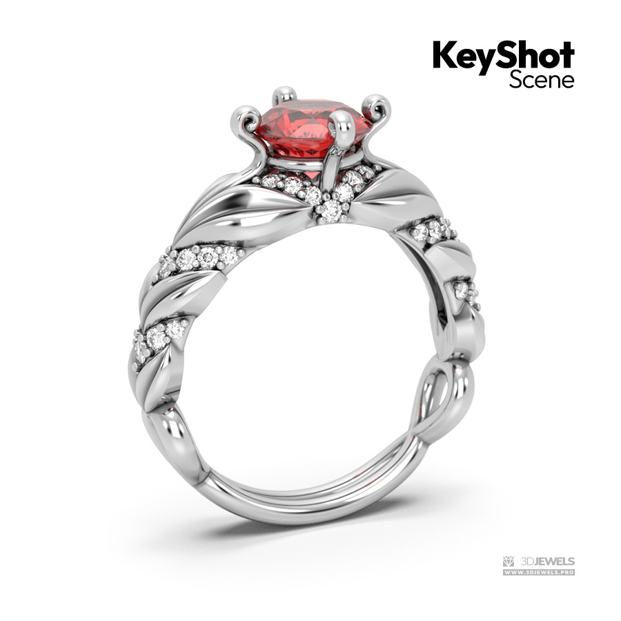 Soft Scene for Jewelry Visualization in KeyShot | 3DJewels