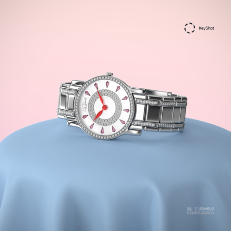 Floating Podium KeyShot Scene for 3D Jewelry Visualization
