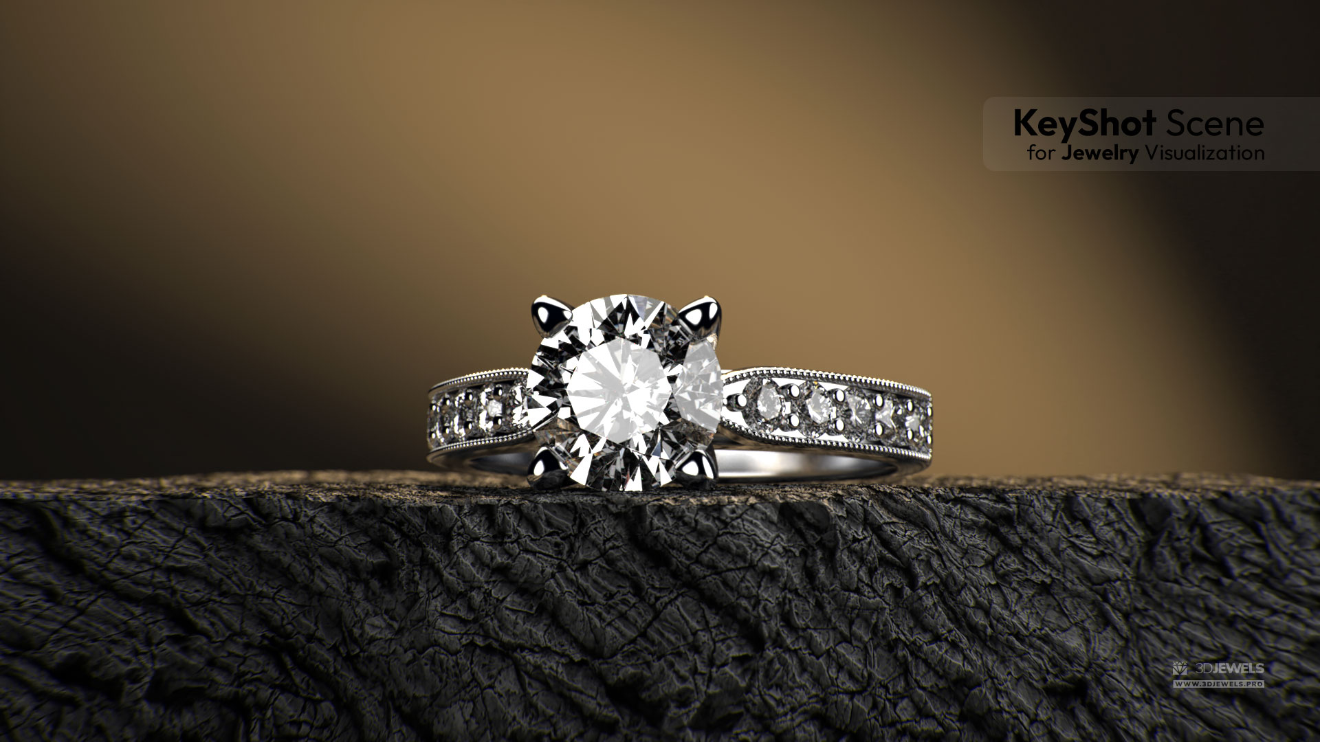 KeyShot Studio for Jewelry Visualization on the Rock | 3DJewels