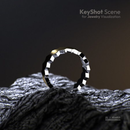 KeyShot Studio for Jewelry Visualization on the Rock | 3DJewels