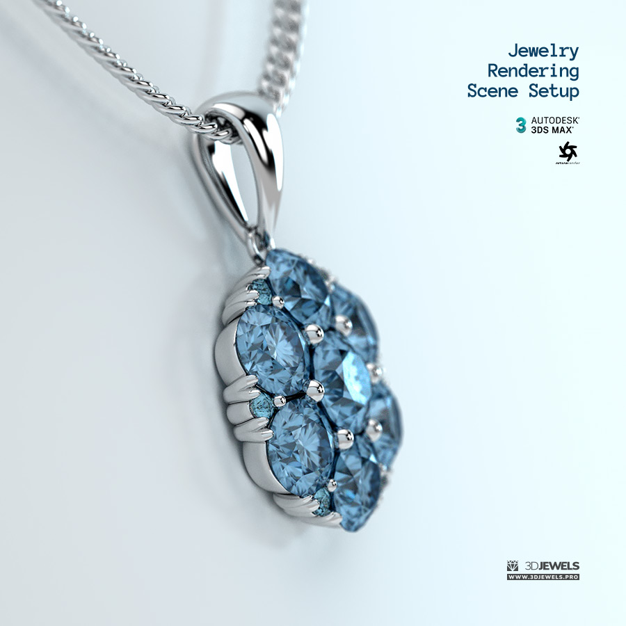Jewelry Rendering Scene with 3ds Max and Octane Render | 3DJewels